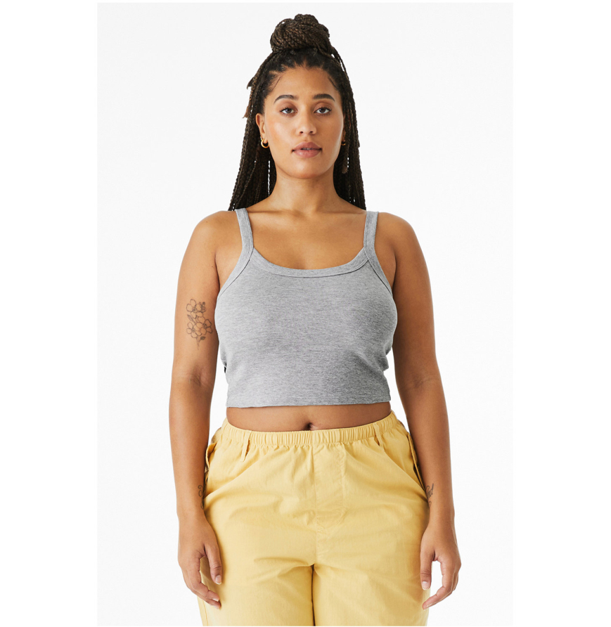 Ladies' Micro Ribbed Scoop Tank