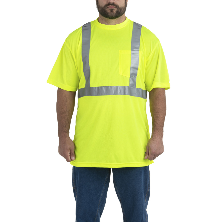 Men's Hi-Vis Class 2 Performance Pocket T-Shirt