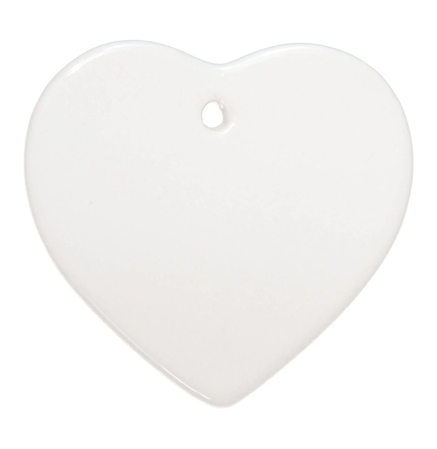 Sublimation Ornament 3 - Heart Shaped