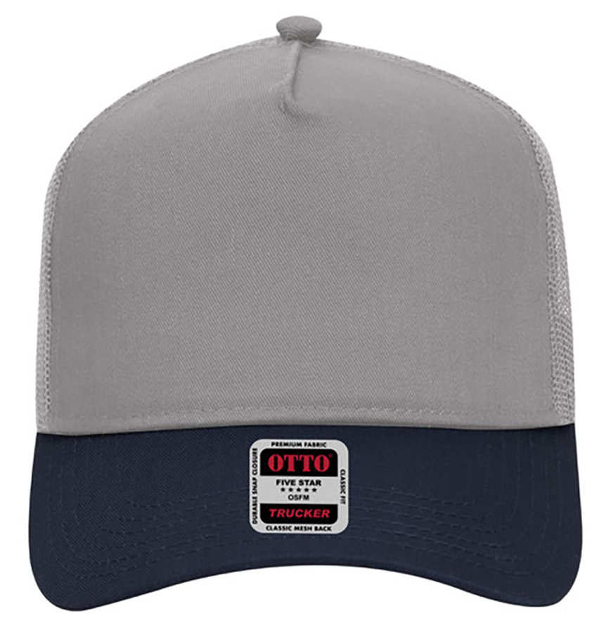 OTTO CAP 5 Panel Mid Profile Mesh Back Trucker Hat