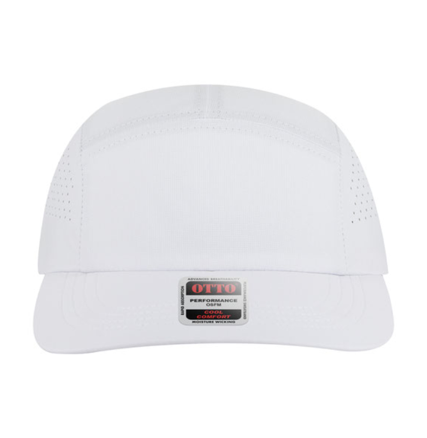 OTTO CAP 5 Panel Running Hat w/ Elastic Soft Visor