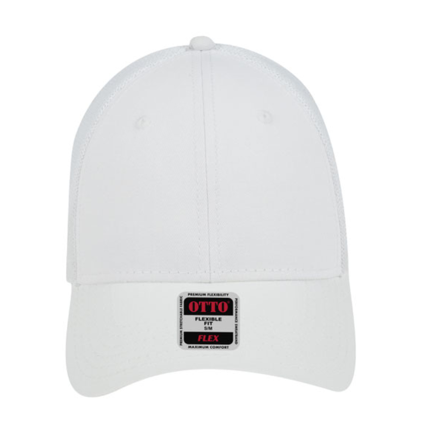 OTTO CAP OTTO FLEX Fitted 6 Panel Low Profile Mesh Back Trucker Hat
