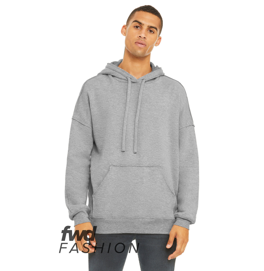 FWD Fashion Unisex Raw Seam Hooded Sweatshirt