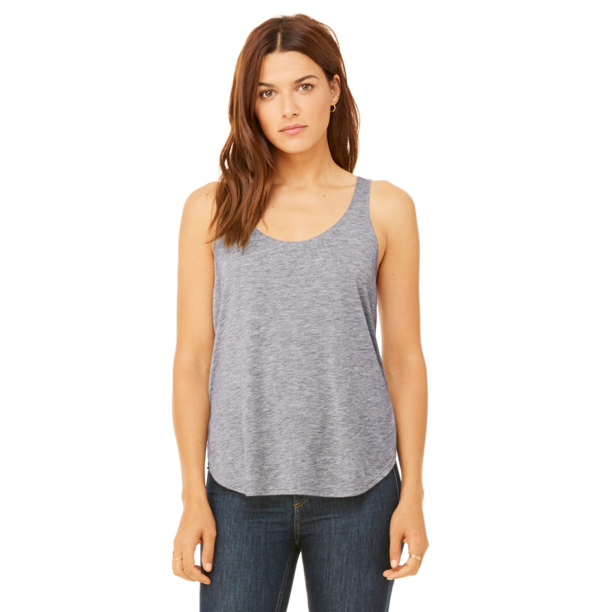 Women's Flowy Side Slit Tank-B8802